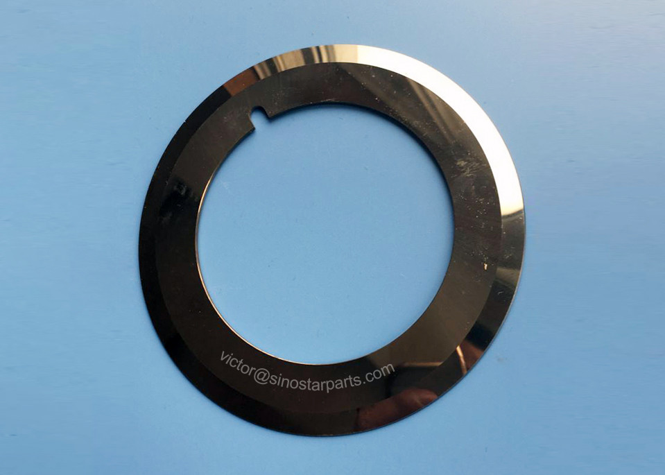 tungsten carbide circular dished top slitter knife for paper slitting ...