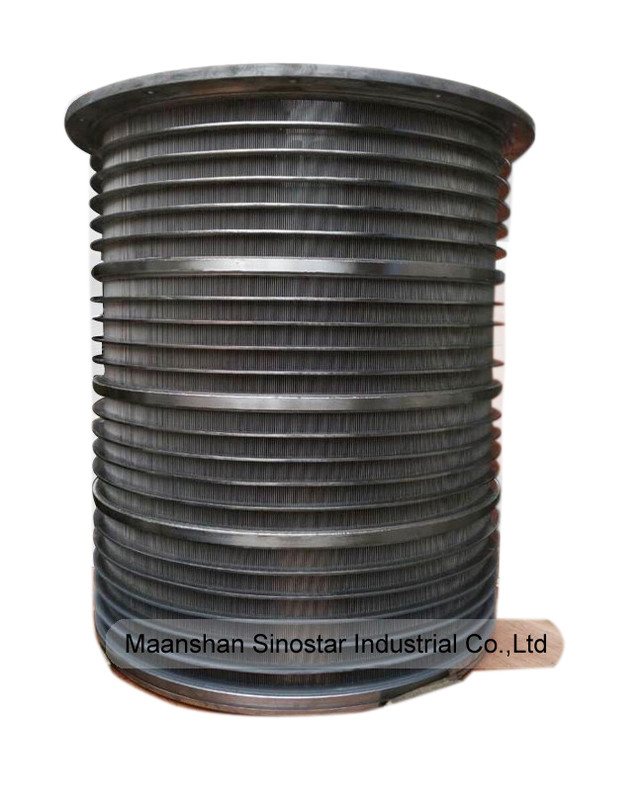 stainless steel drilled screen cylinder paper pulp screen basket